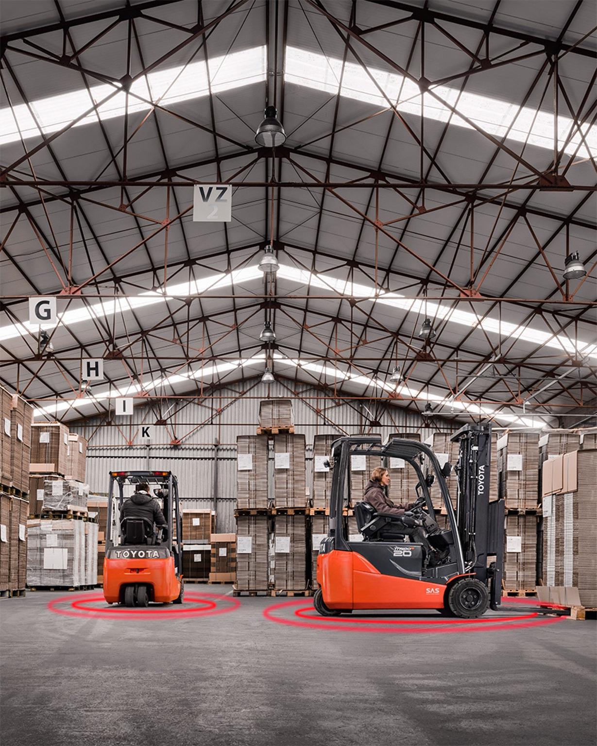 The anti-collision system with integrated floor marking | ALIS Tech Ltd.