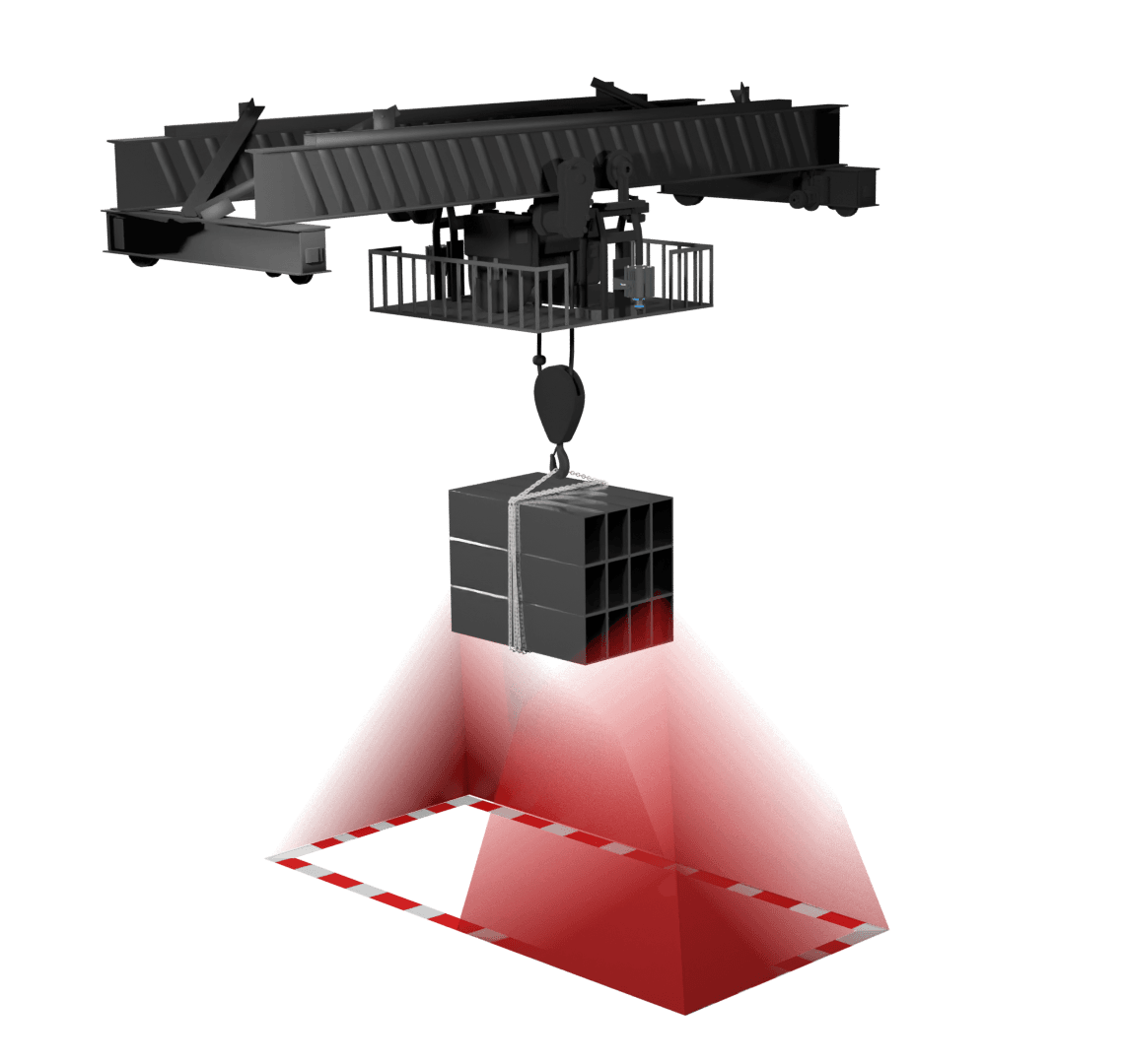 LED floor marking system for EOT crane | ALIS Tech Ltd.